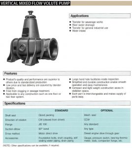 EBARA泵浦 – VL/VLY/VLZ型 | EBARA Pumps 標準泵浦台灣總代理 | 呈英國際股份有限公司
